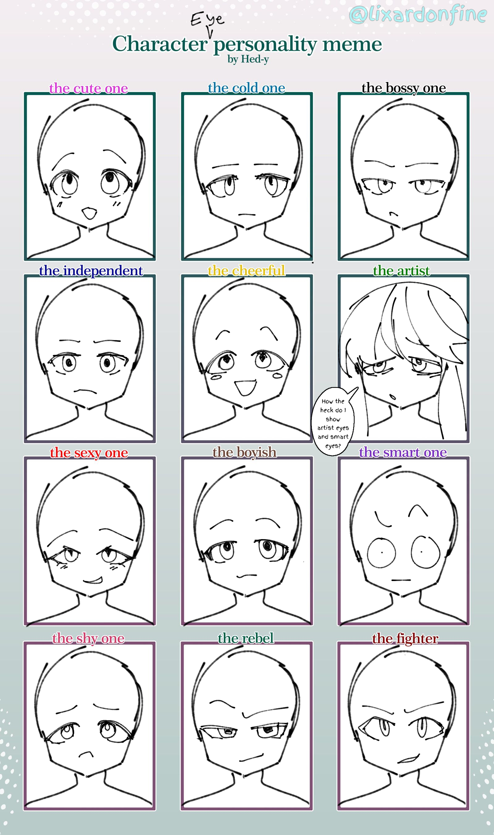 Character Eye Personality - ibisPaint