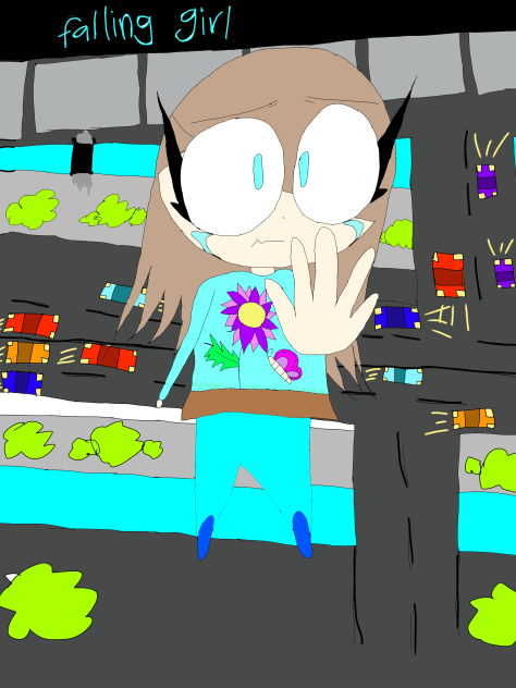 falling girl - ibisPaint