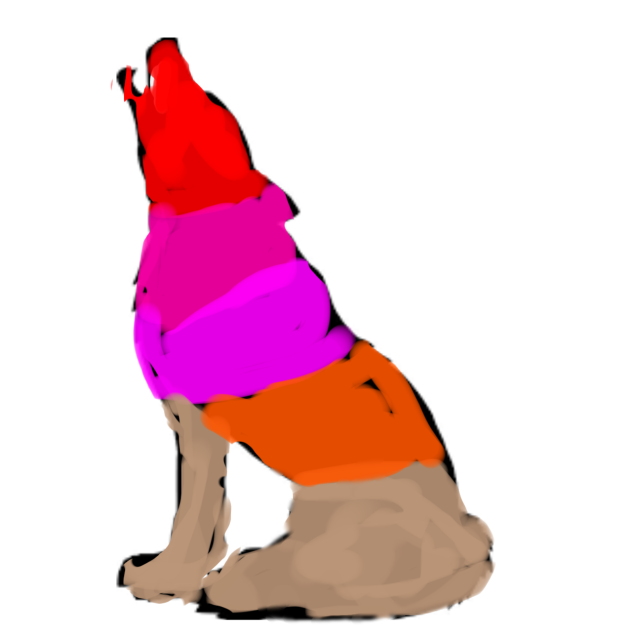 creative wolf - ibisPaint