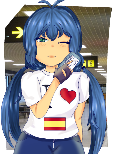 Usagi loves Spain - ibisPaint