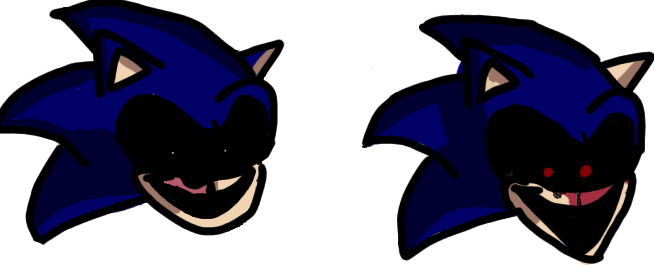 fnf sonic.exe icon versione 2 - ibisPaint