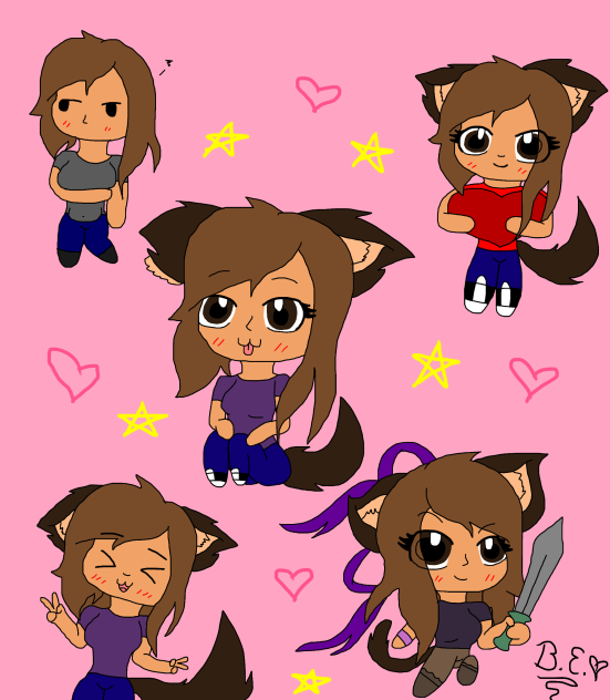 Different types of me's X3 - ibisPaint