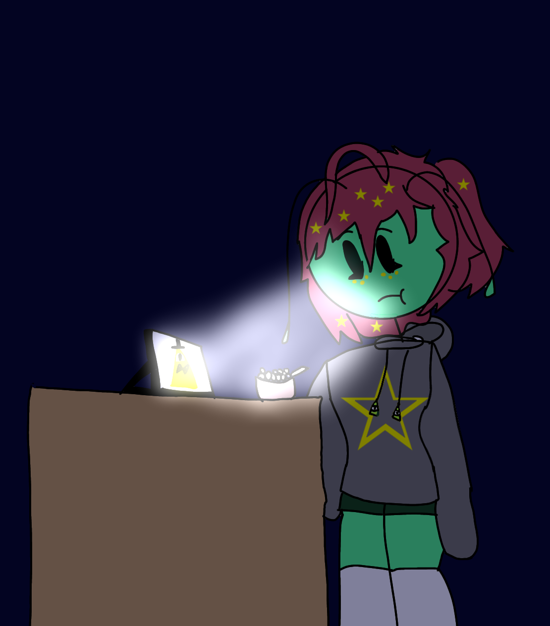 midnight snack 😋 - ibisPaint