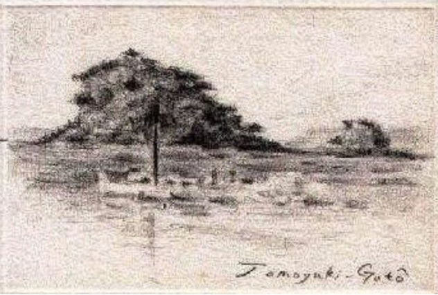 十八成浜にて À la plage de Kugunari - ibisPaint