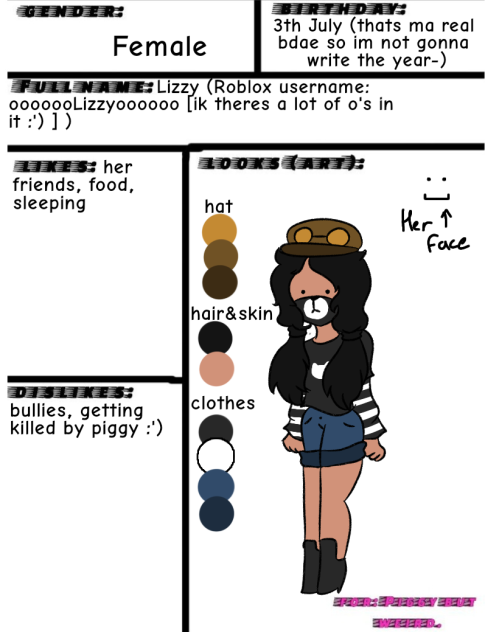 Oc entry for Piggy but weird 👁👄👁👌 - ibisPaint