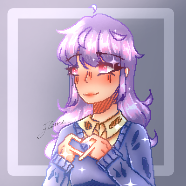 Pixel heart - ibisPaint