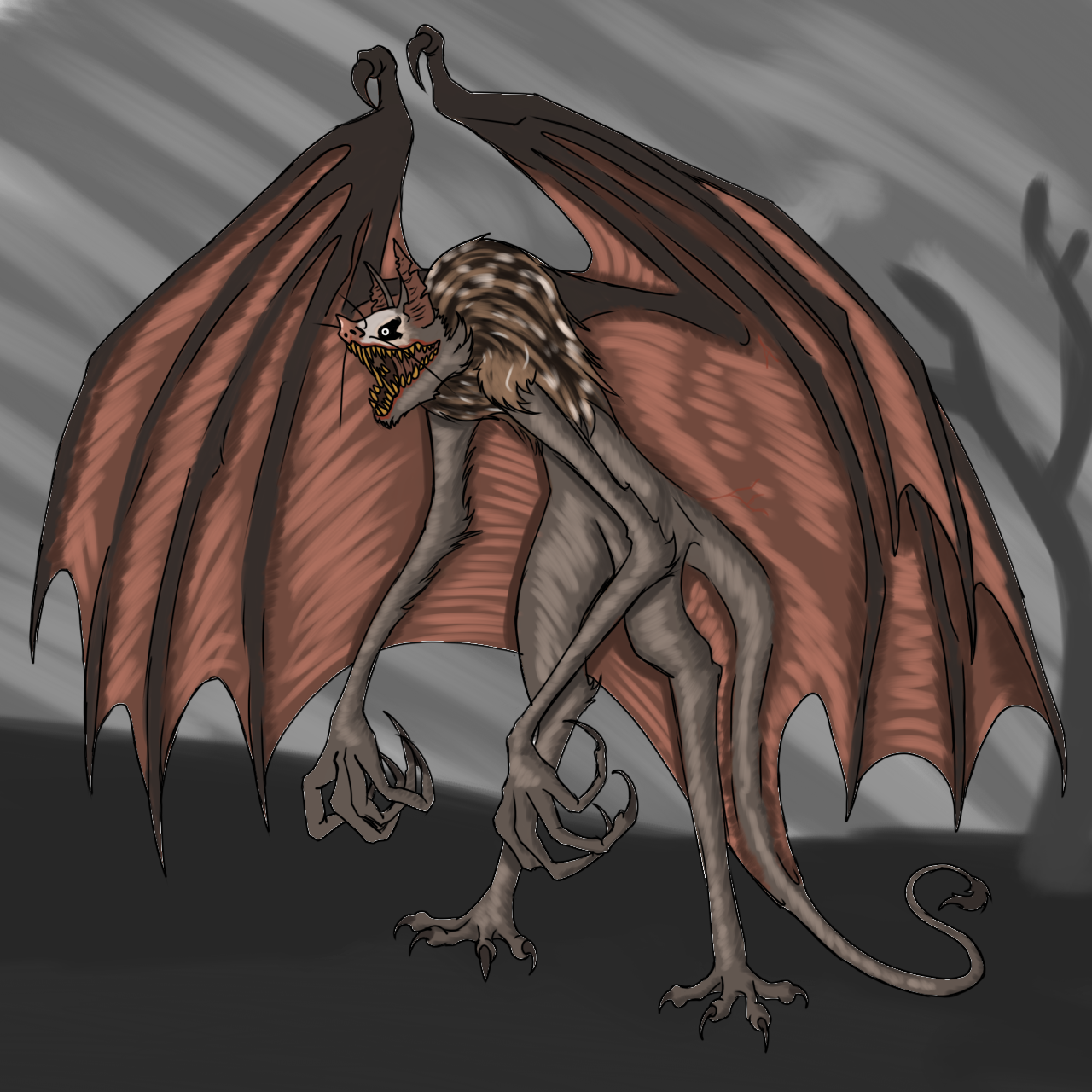 Mutant bat or something - ibisPaint