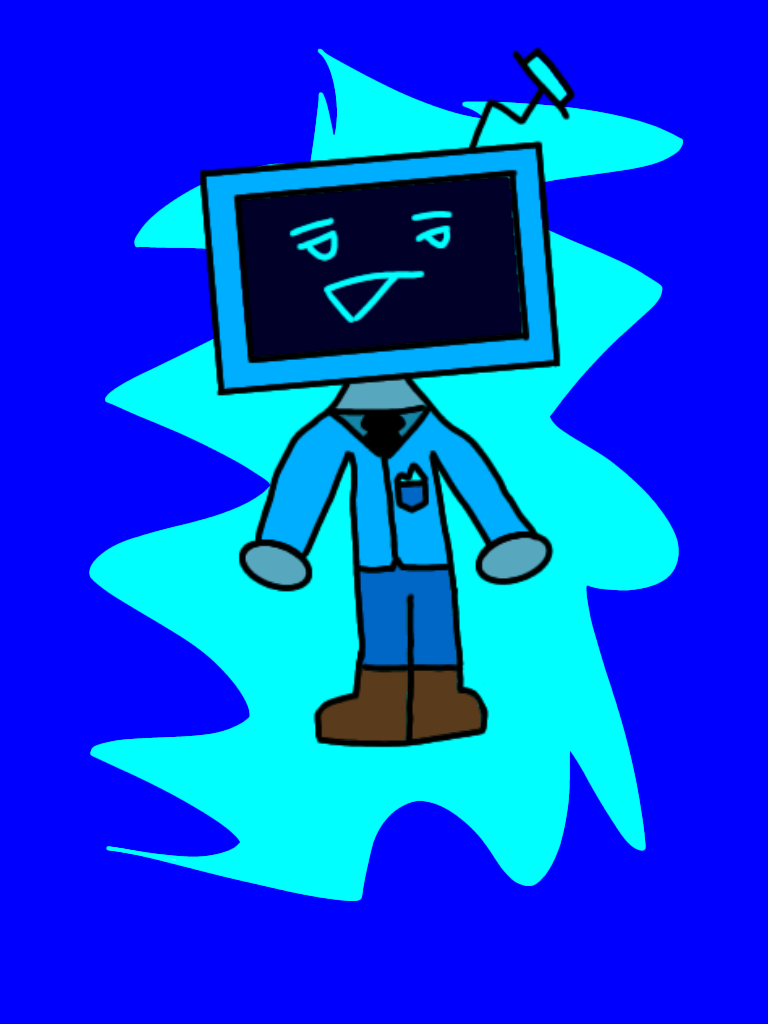 tv guy or something, idk - ibisPaint