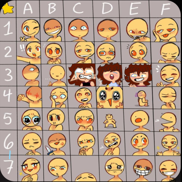 Pose expressions collab - ibisPaint