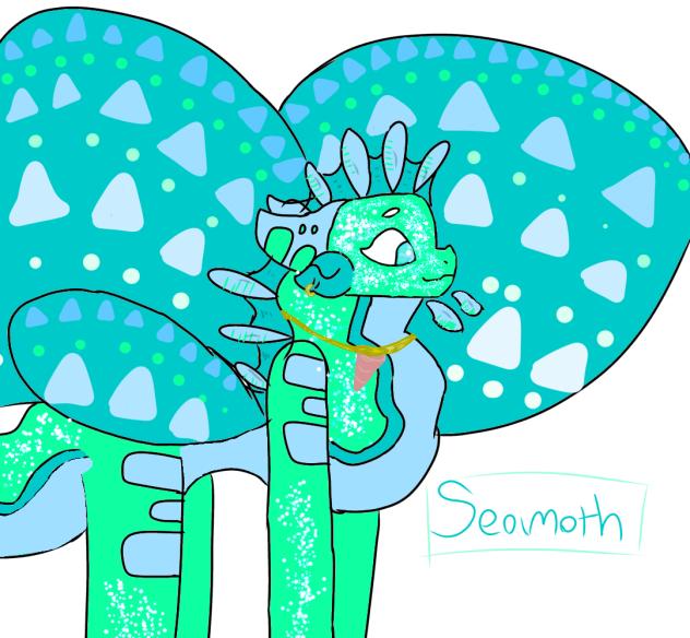 SeaWing SilkWing design meet sea moth - ibisPaint