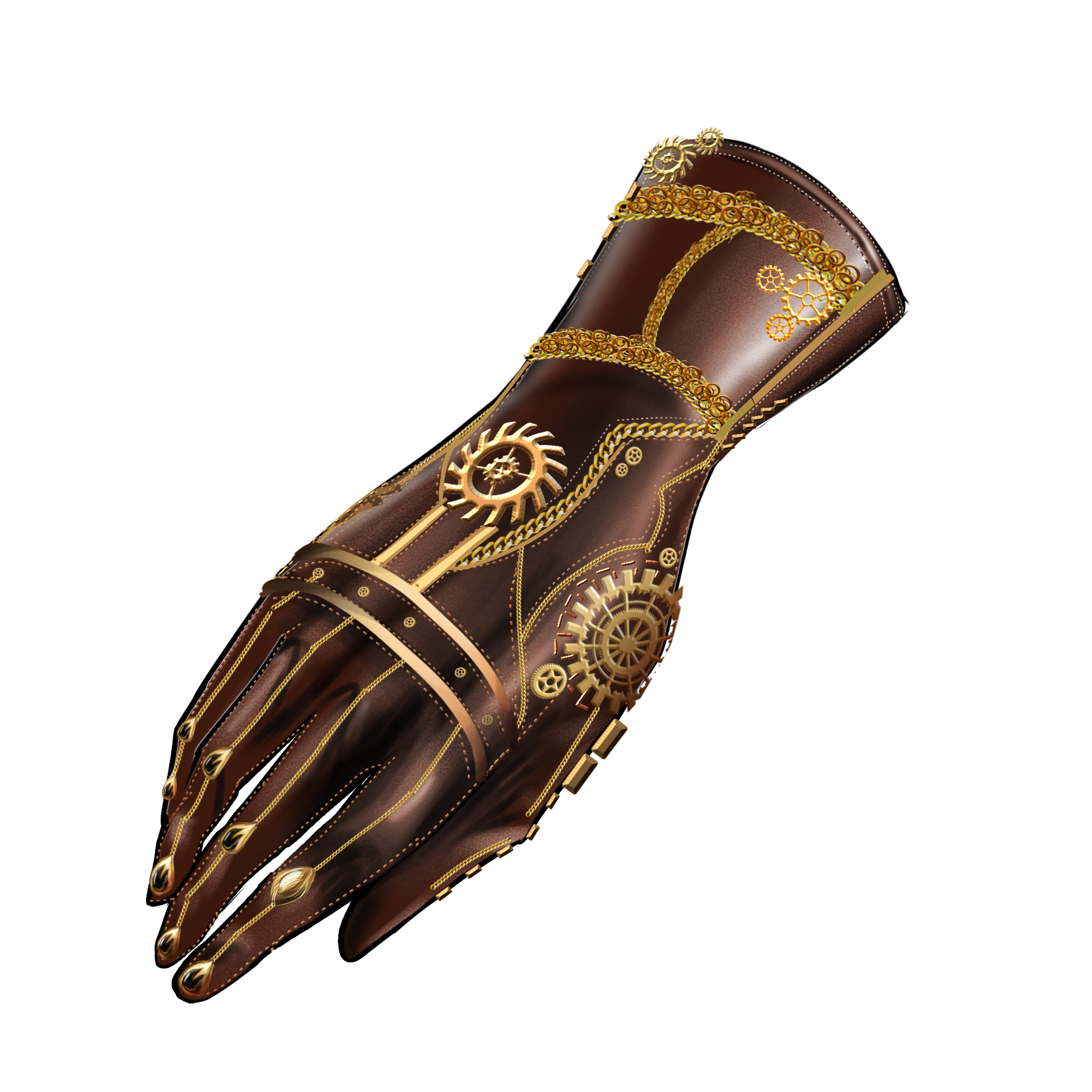 steampunk glove 2 - ibisPaint