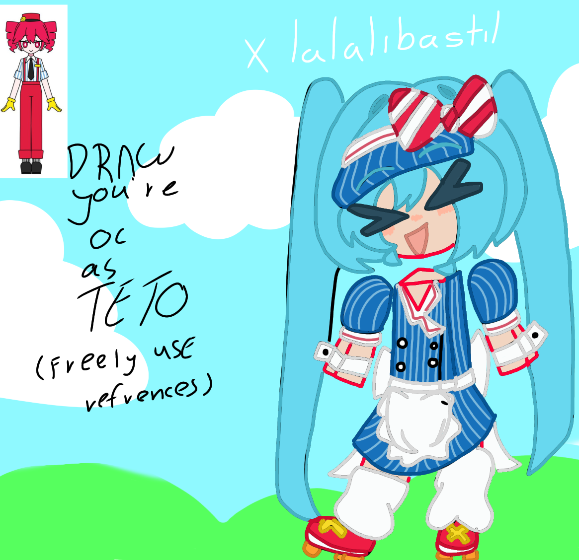 draw your self as teto - ibisPaint