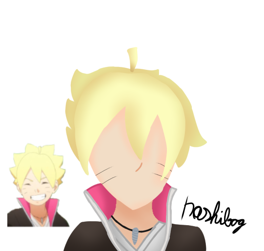 FanArt do Boruto minimalista - ibisPaint