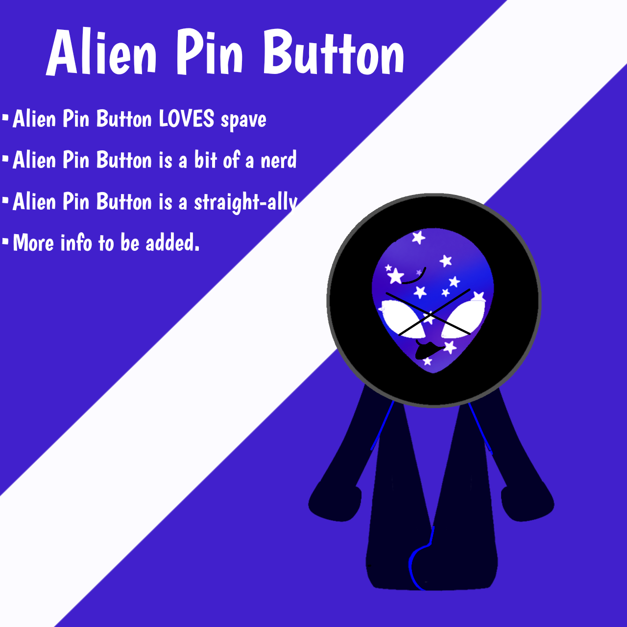 Alien pin button - ibisPaint