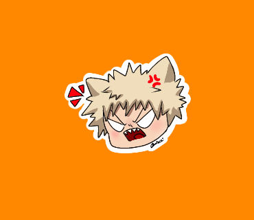 bakugou sticker. - ibisPaint
