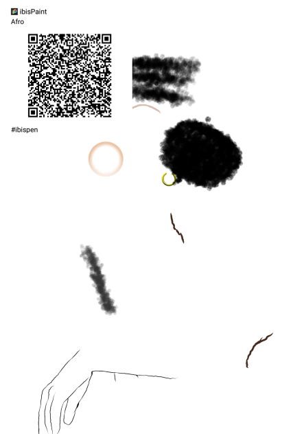 Afro brush - ibisPaint
