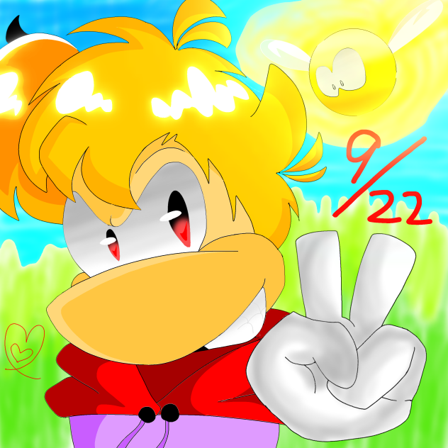 レイマン27周年おめでとう！happy birthday Rayman！修正版 - ibisPaint