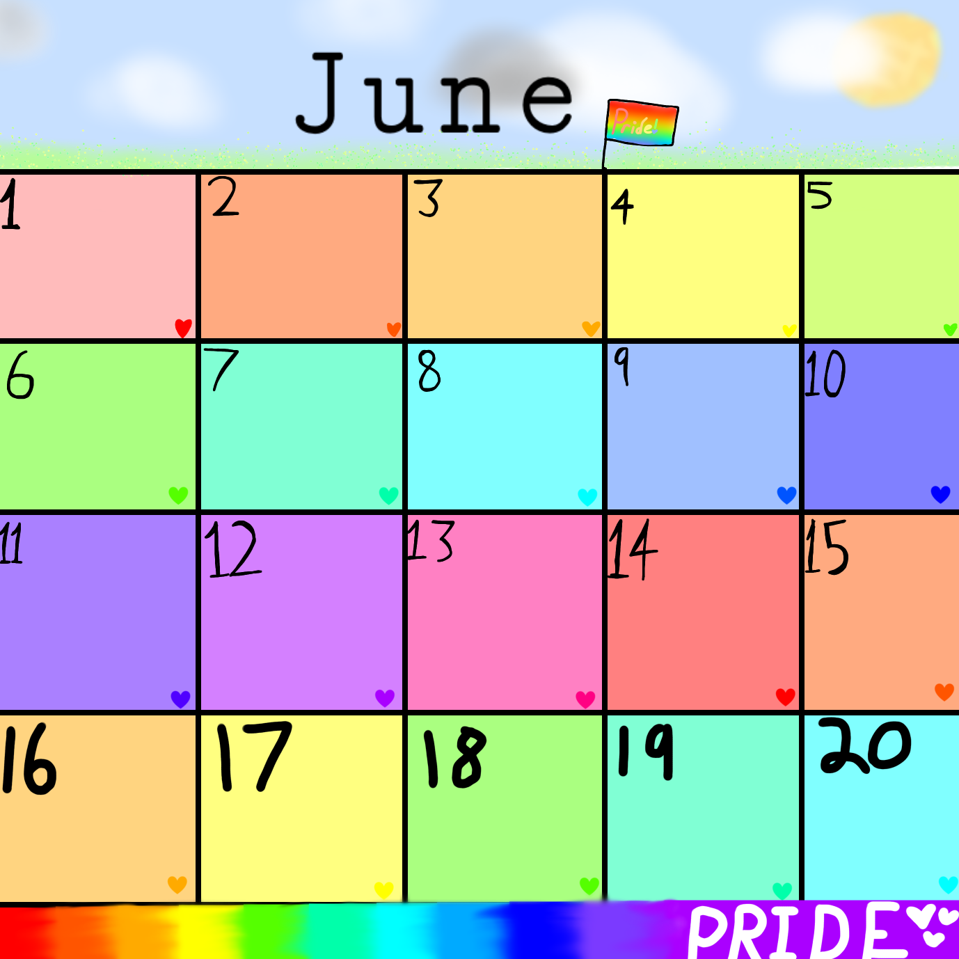 June Calander - ibisPaint
