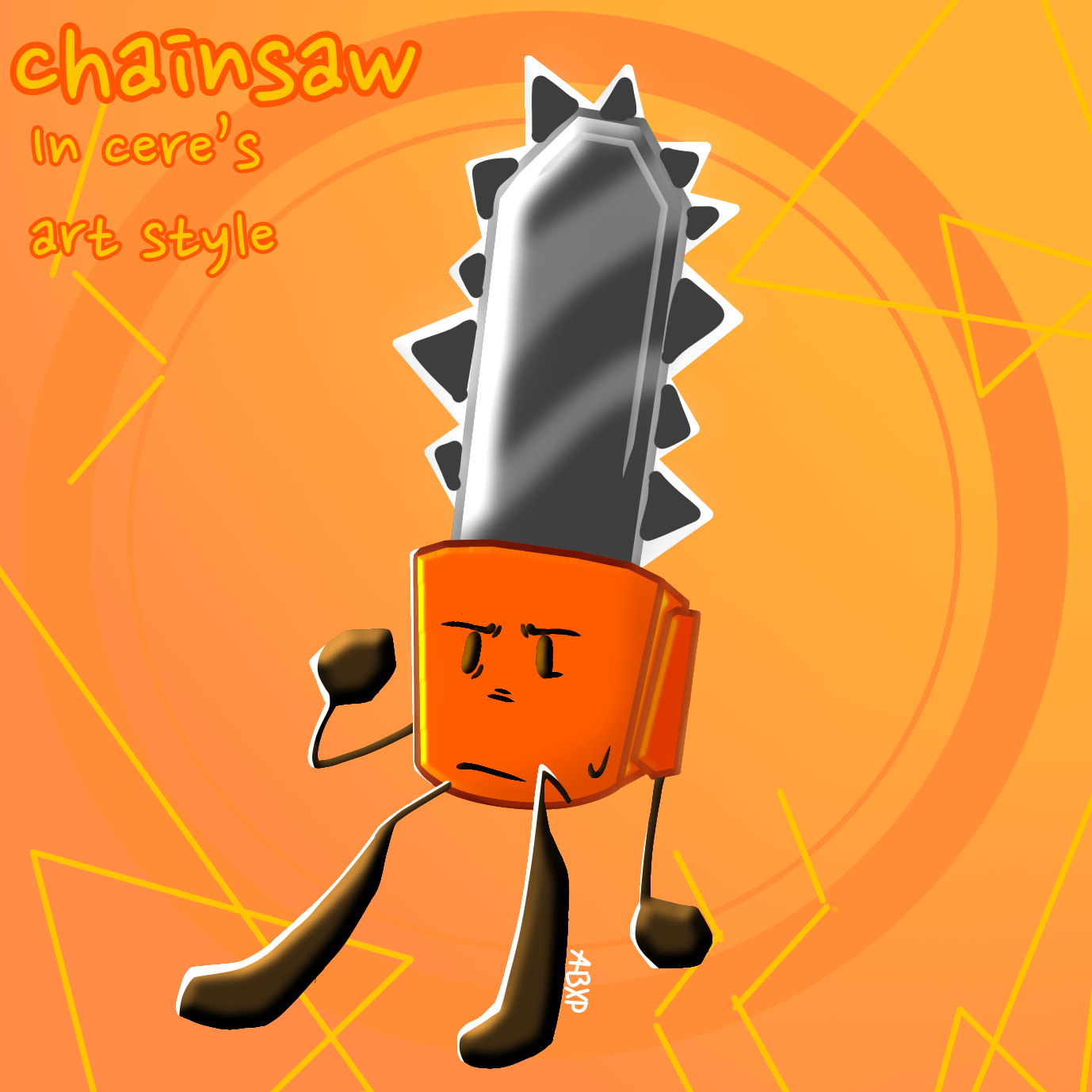 Chainsaw IN THE BEST OSC ARTIST STYLE - ibisPaint