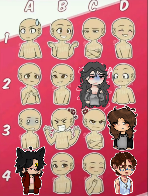 Fake expression collab - ibisPaint