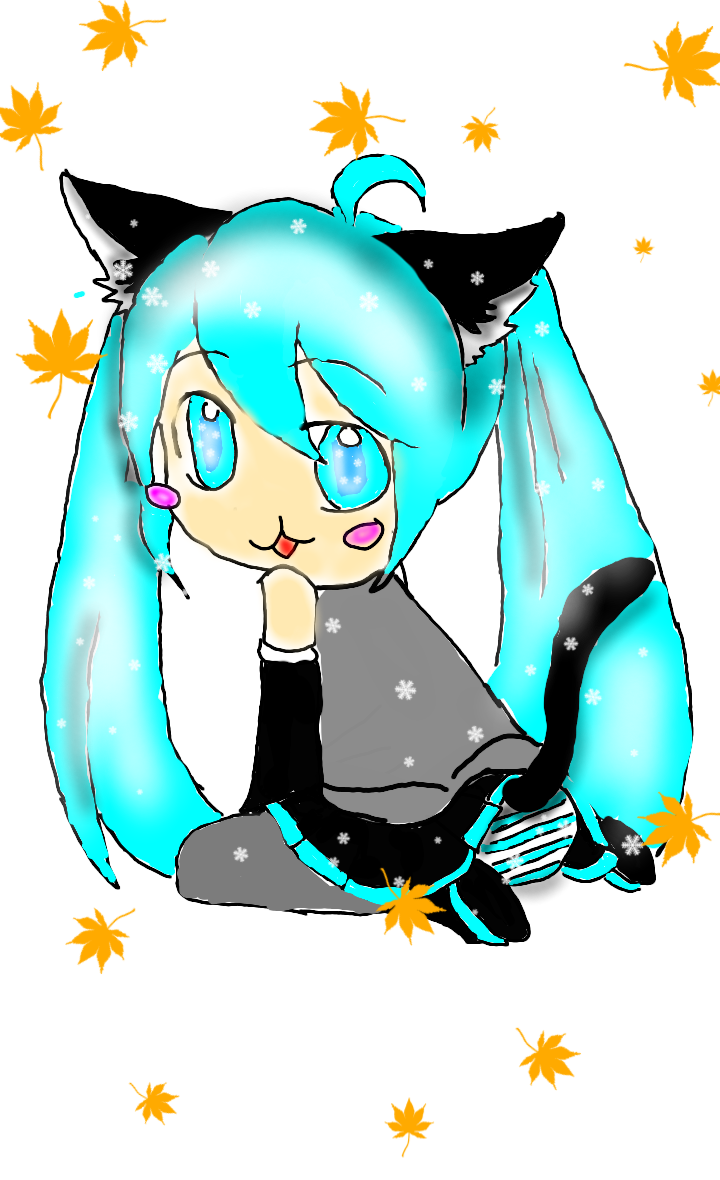 cat miku - ibisPaint