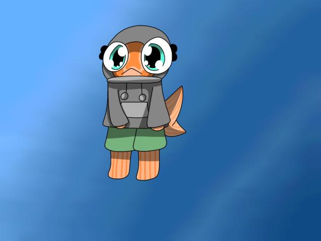 Heres a random Goldfish OC. - ibisPaint