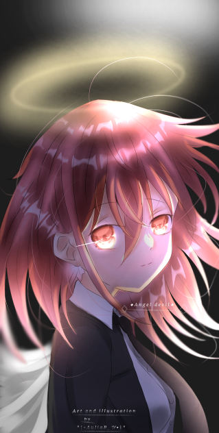 angel devil lineart - ibisPaint