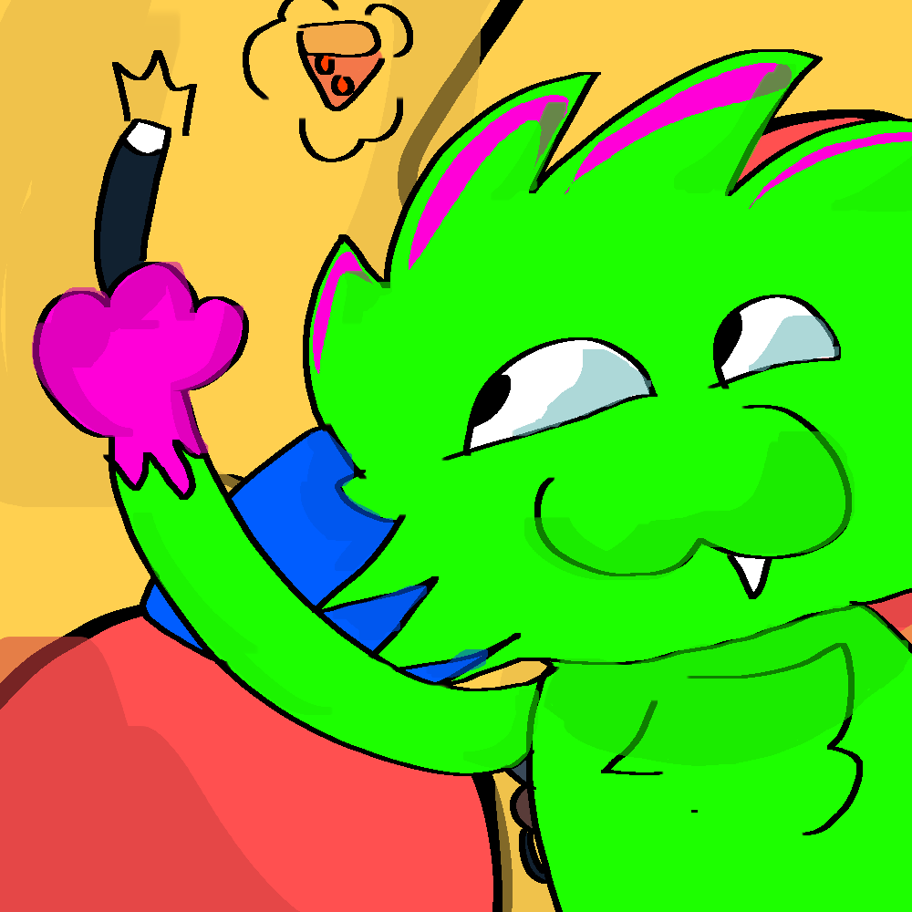 DID YOU TOUCH MY PIZZA - ibisPaint