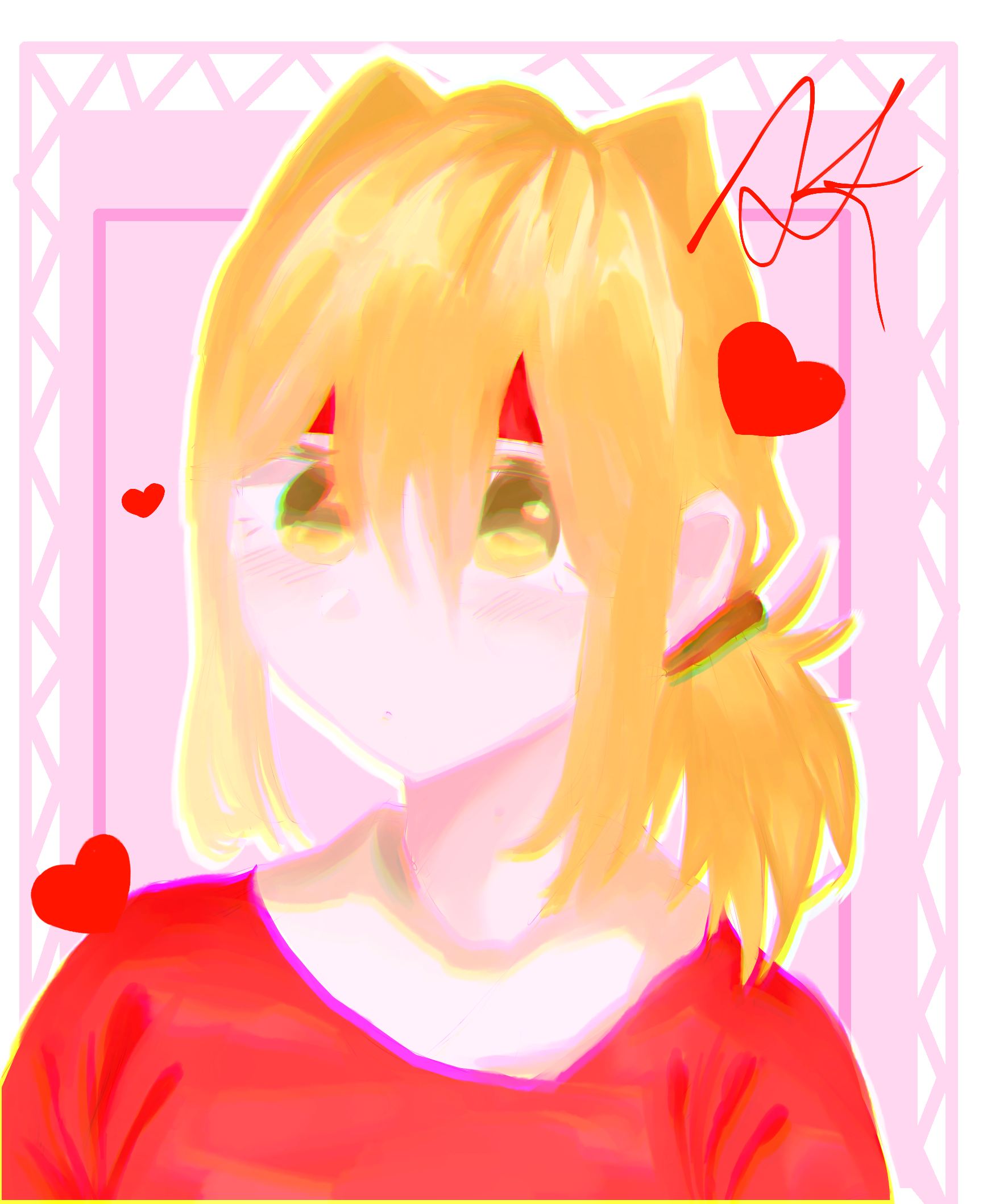 Happy early valentines!! ️ ️ plus OC - ibisPaint