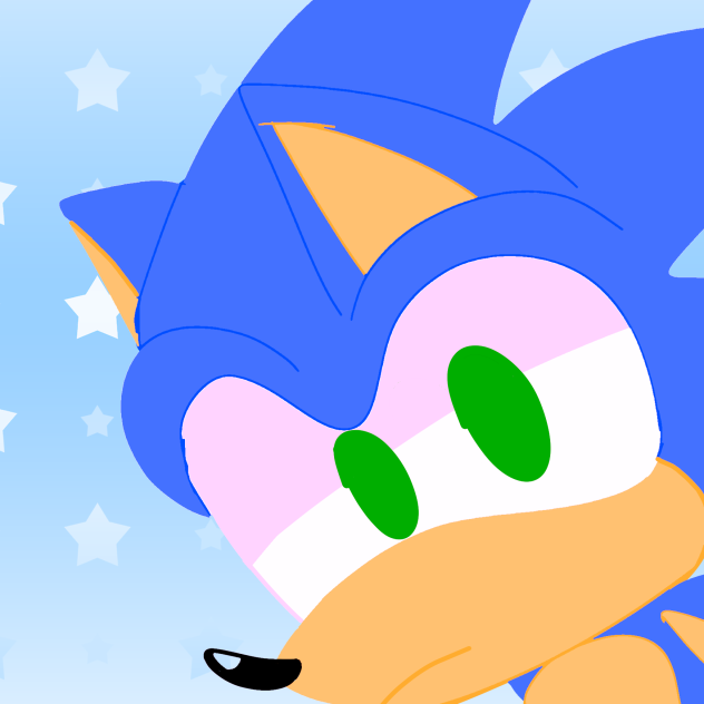 The Sonic stare - ibisPaint