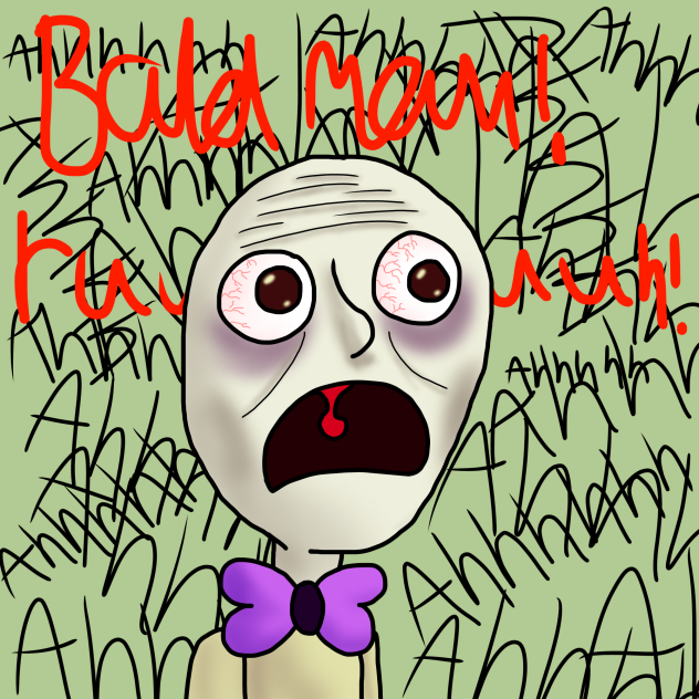 Bruce the bald man - ibisPaint