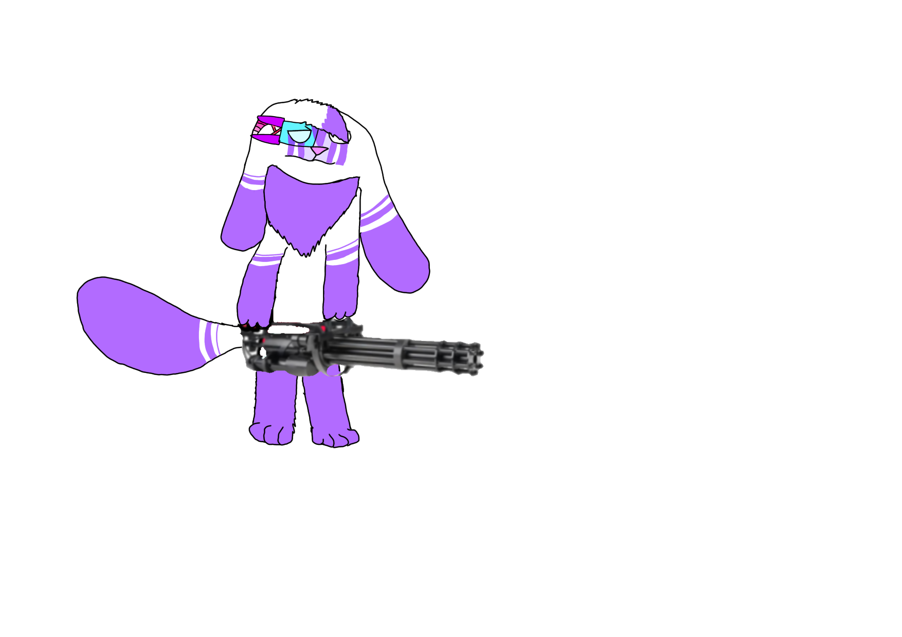 Gunner rabbit - ibisPaint