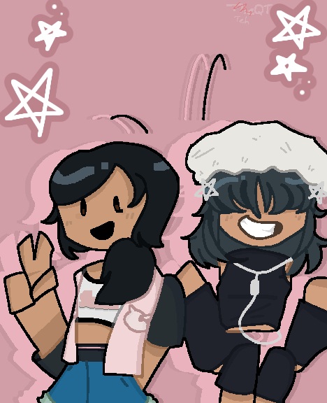 2 sillys grrrr- - ibisPaint