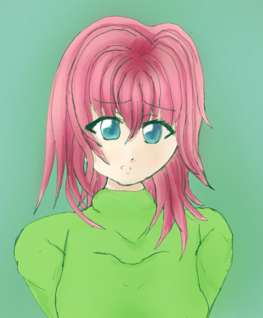 Recent bust I drew - ibisPaint