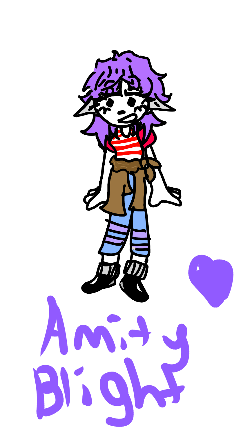 Attempt at amity blight from toh - ibisPaint