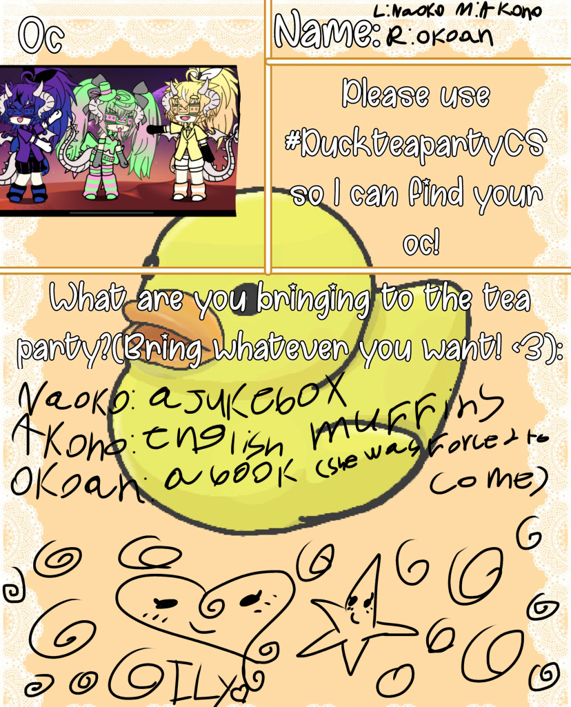 DUCK TEA PARTY! - ibisPaint