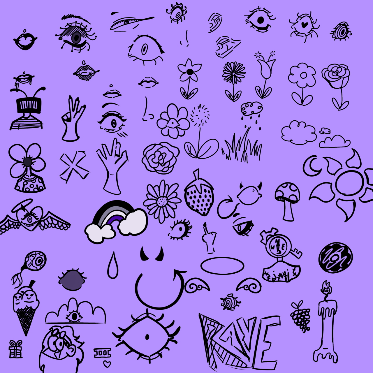 Random Doodles - ibisPaint