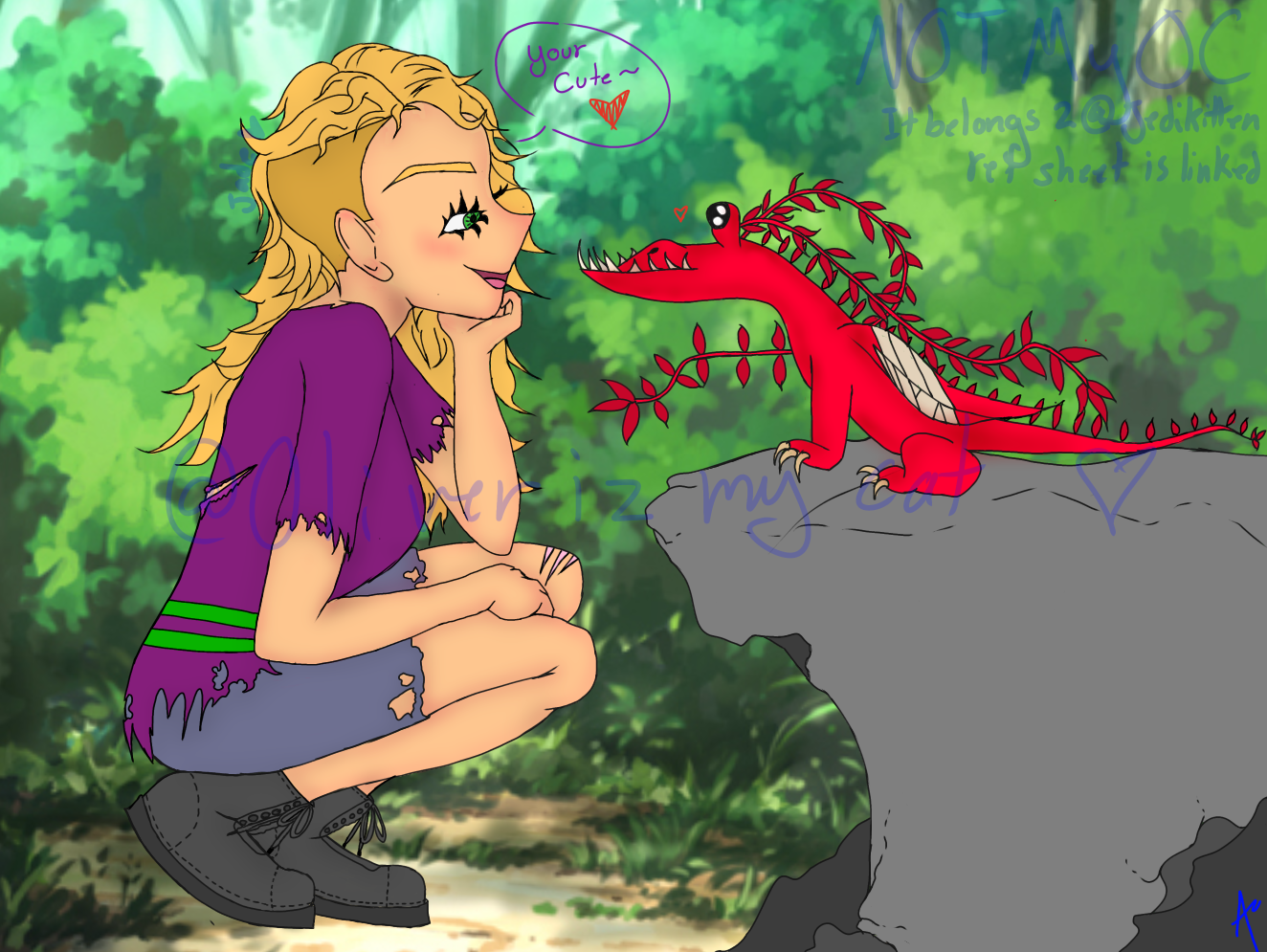 “The first encounter” - ibisPaint