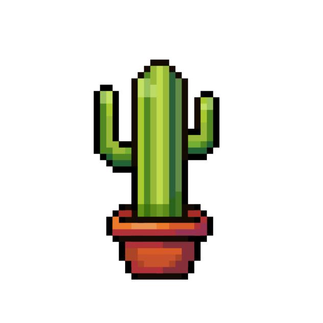 Cactus (pixel) - ibisPaint
