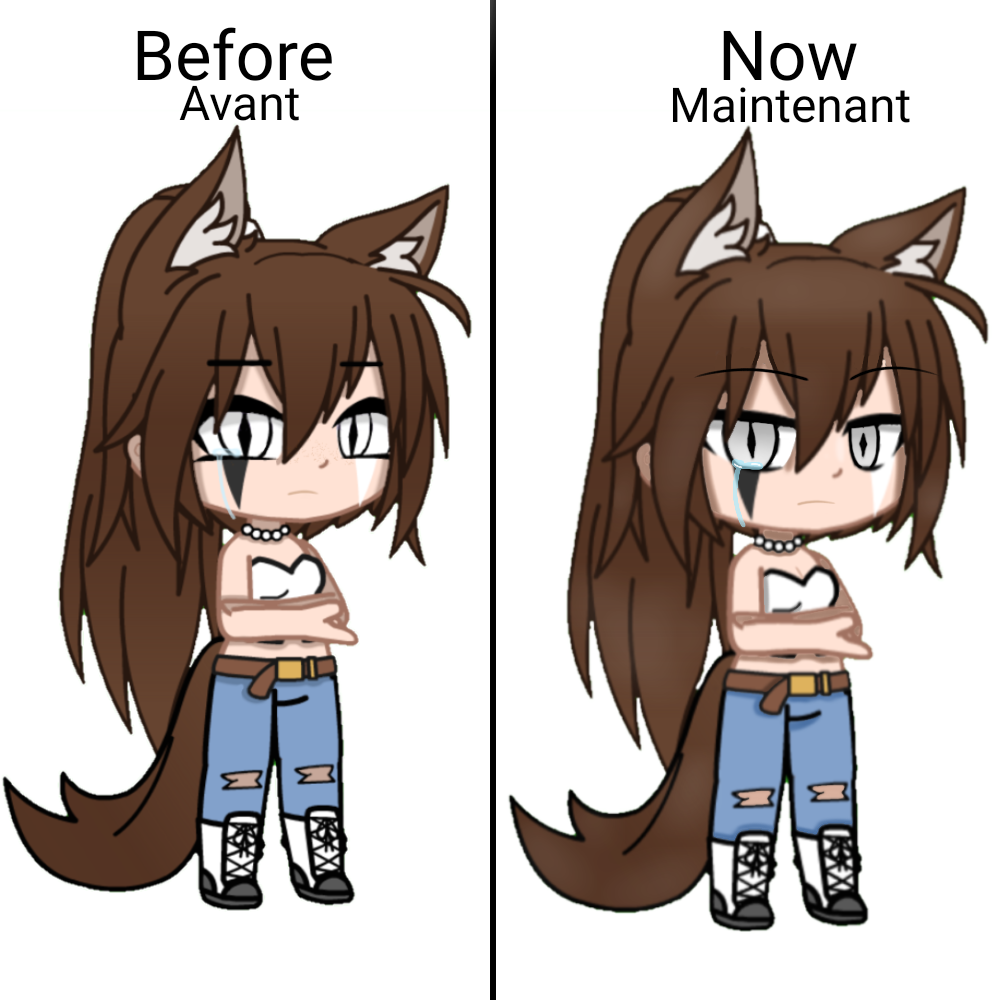 my way of editing before and now - ibisPaint