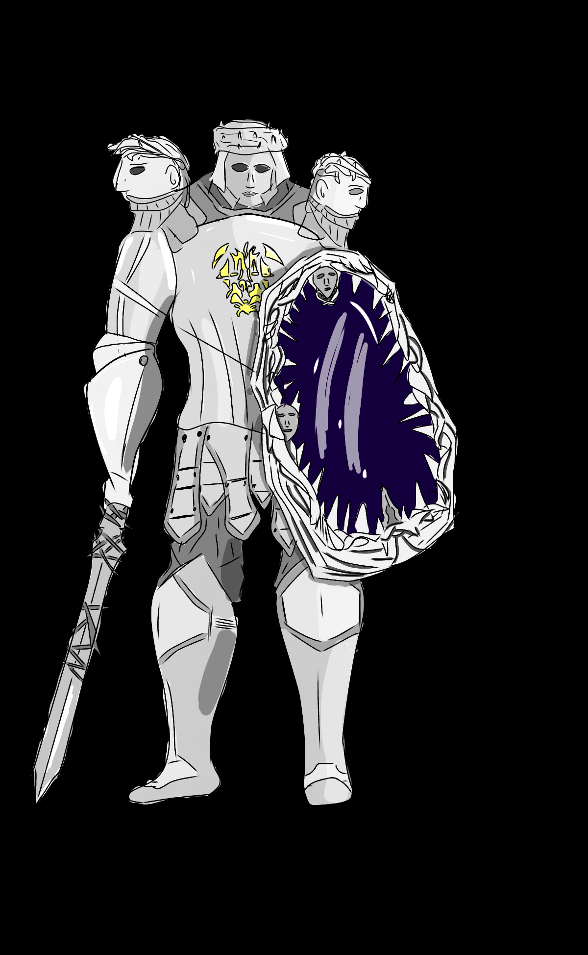 dark souls mirror knight - ibisPaint