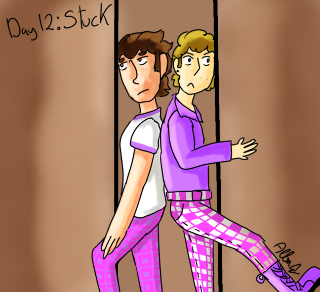 Inktober Day 12- Stuck - ibisPaint