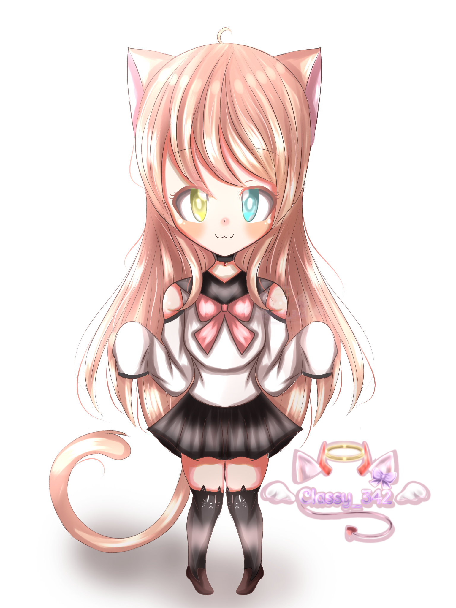 Chibi Neko Classy - ibisPaint