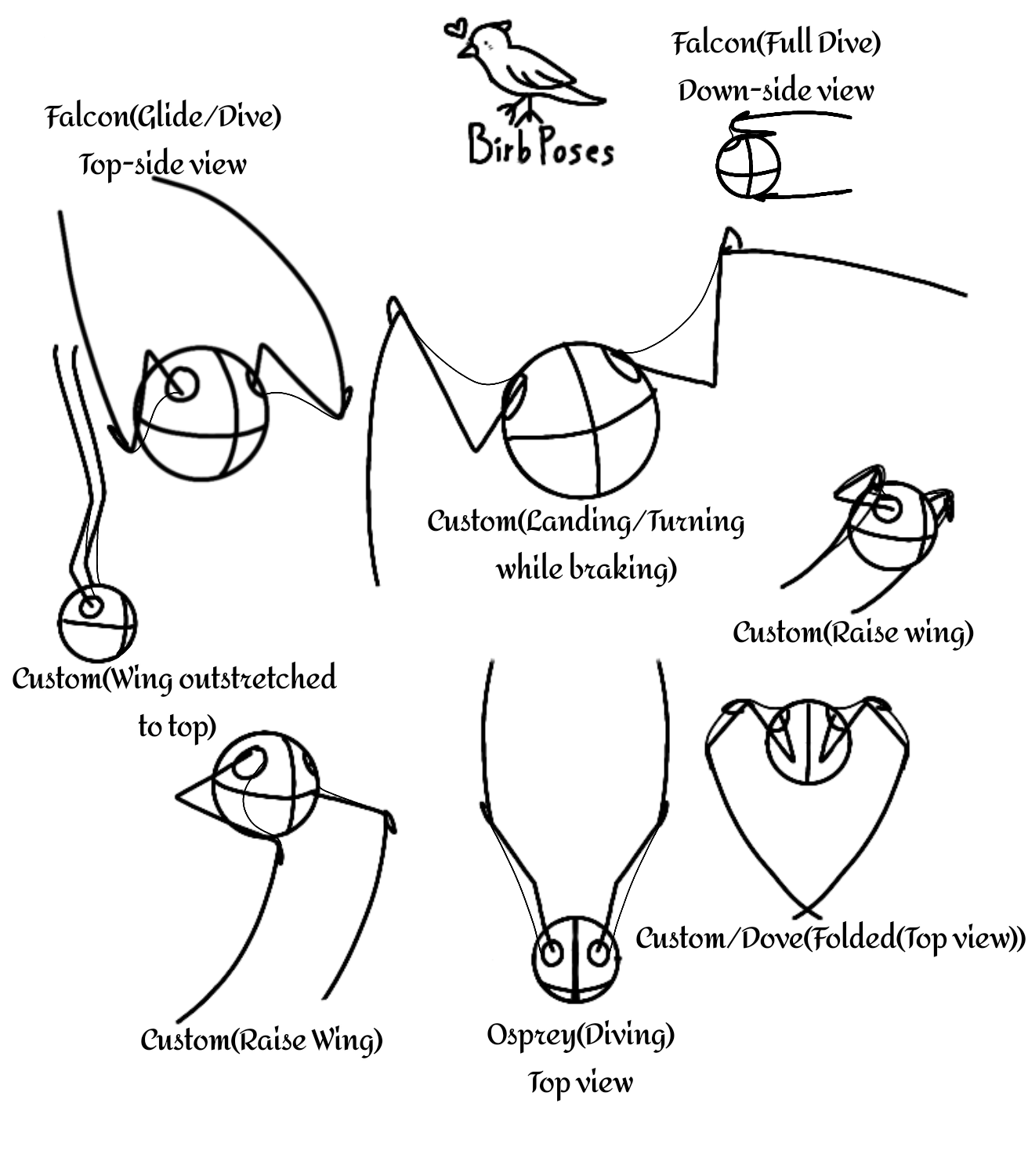 Free Bird Wing Mainframe Base - ibisPaint