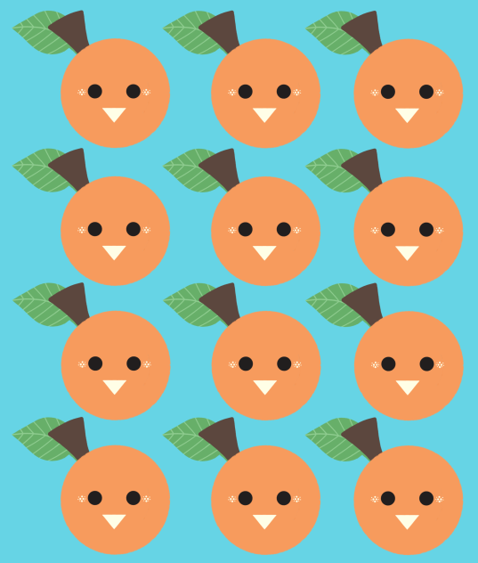 Little Orange Man pattern (art fight) - ibisPaint