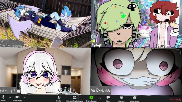 zoom call collab real - ibisPaint