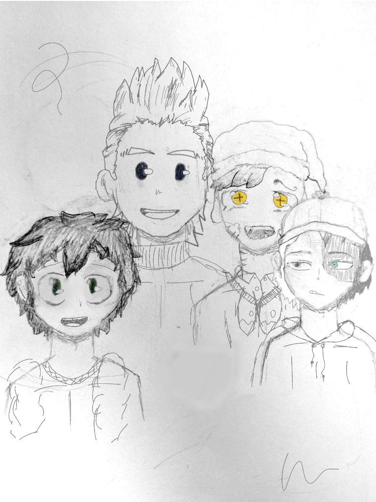 mha camping with t,e,d,m - ibisPaint