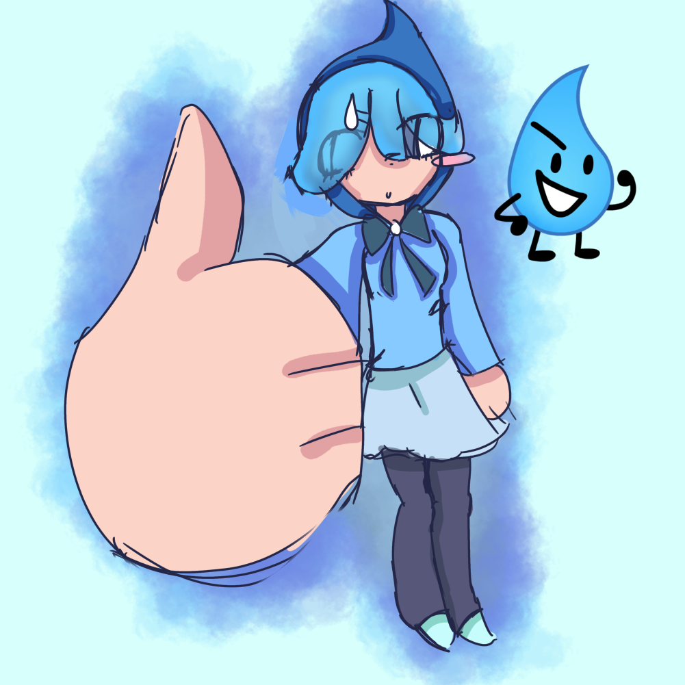 Teardrop as human - ibisPaint