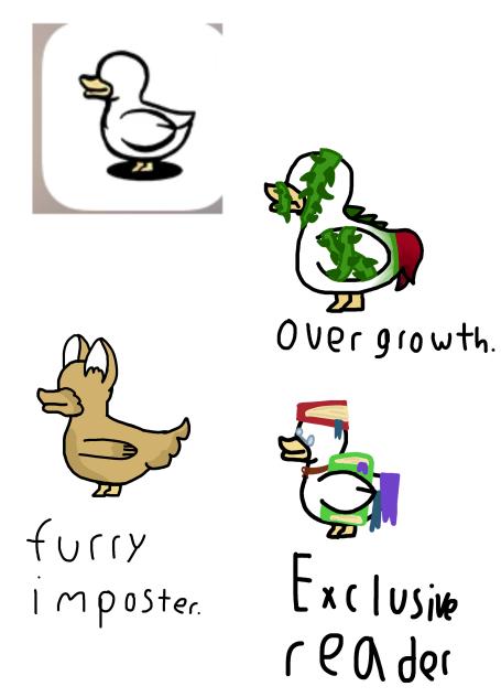 If I had my own cluster duck set! - ibisPaint