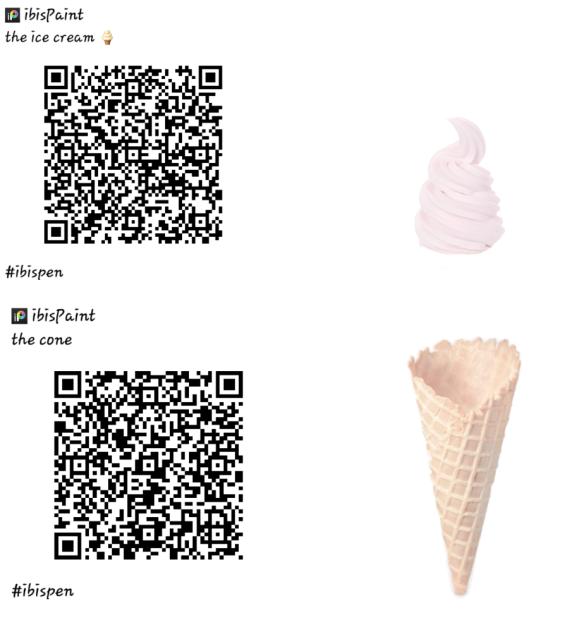 ice cream and cone - ibisPaint